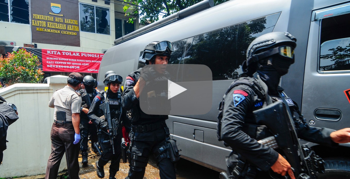 Video: Bomb explodes in Bandung - The Jakarta Post
