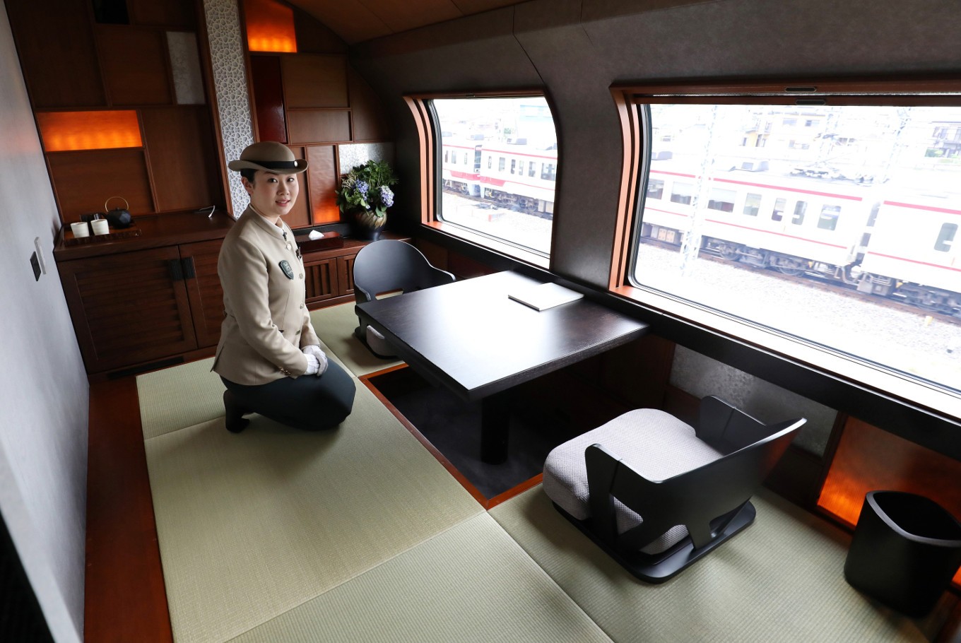 All aboard: luxury Japanese train has bath and fireplace - Lifestyle ...