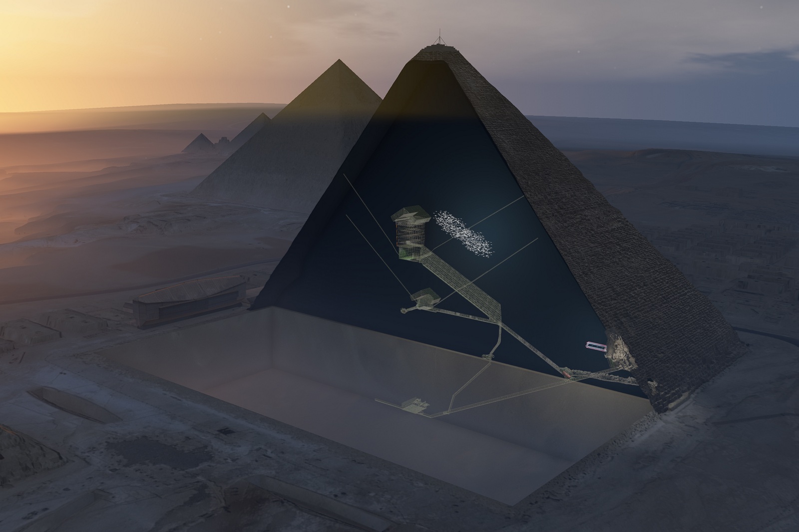 Plane-sized 'void' discovered in Great Pyramid: Scientists - Art ...