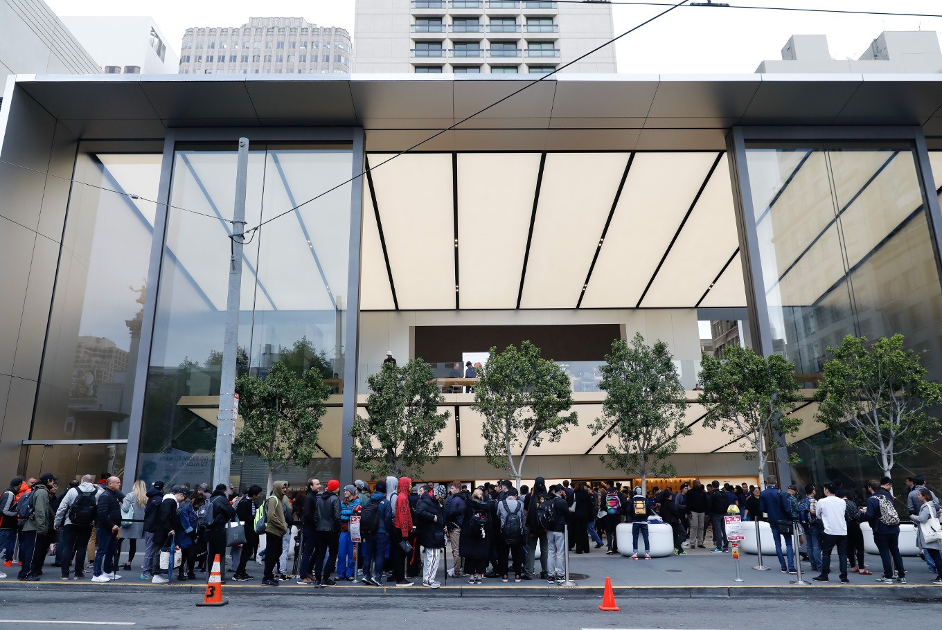 Long queues, protests as Apple's iPhone X hits stores - Science & Tech ...