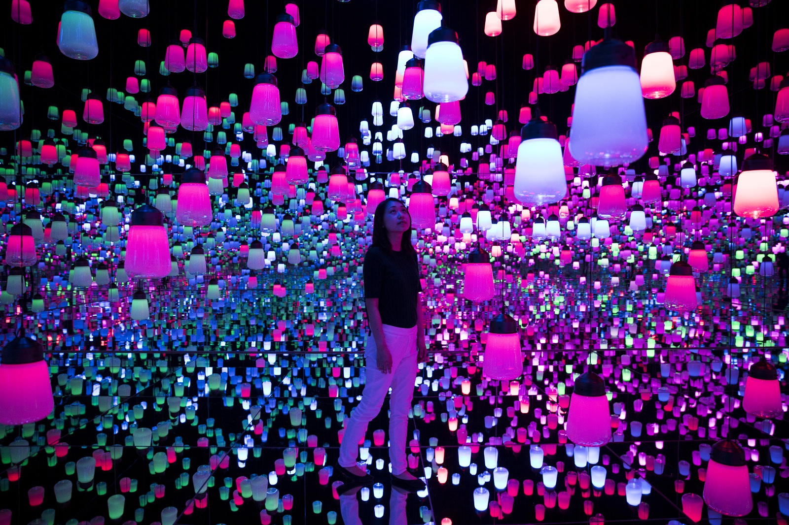 World's first digital art museum in Tokyo allows complete immersion ...