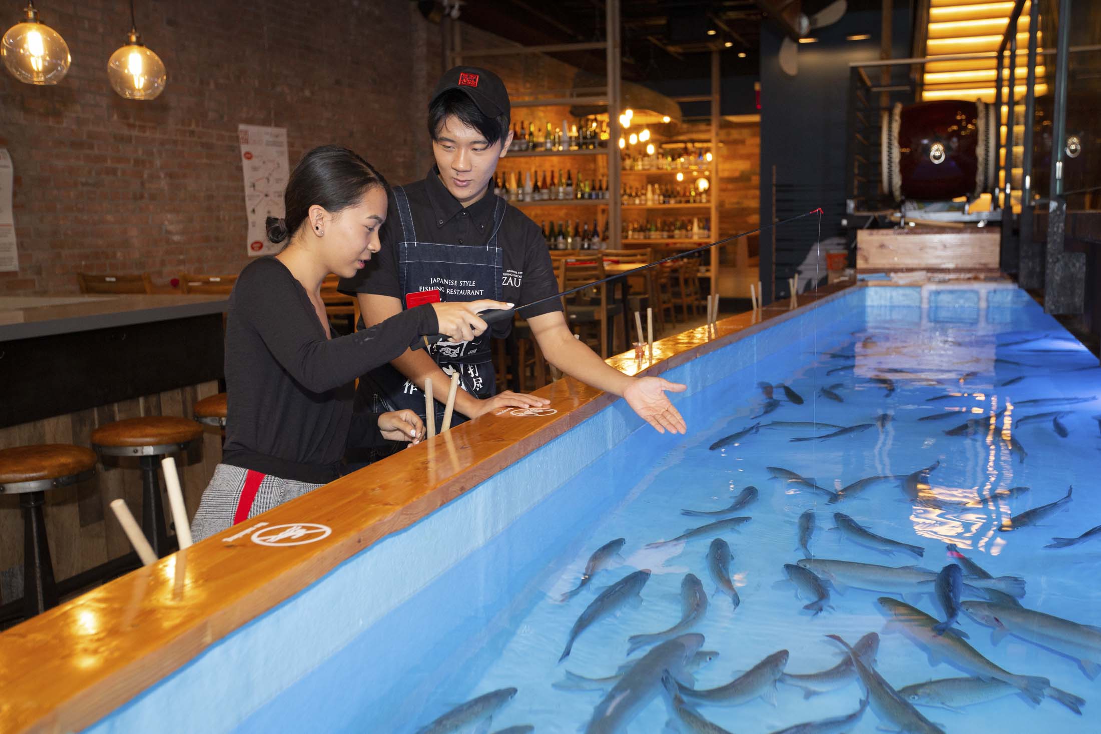 Fishing for your food at New York’s wild new seafood restaurant - Food ...