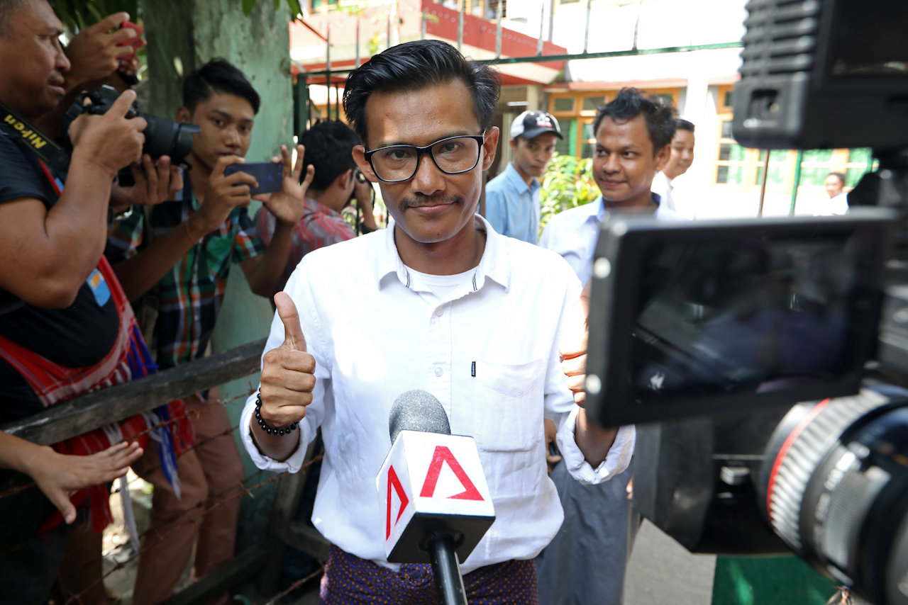 Case dropped against Myanmar journalists facing incitement charges - SE ...