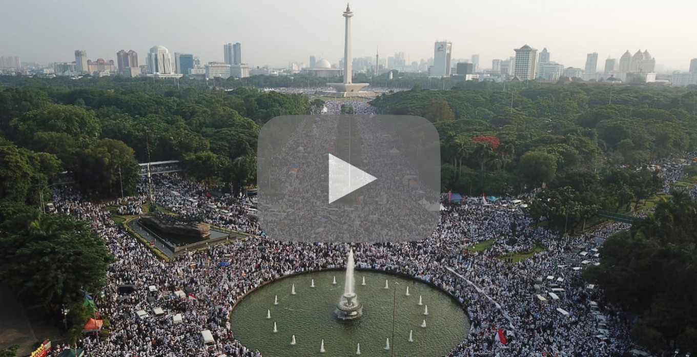 Video: Islamist group, opposition leaders join 212 rally anniversary ...