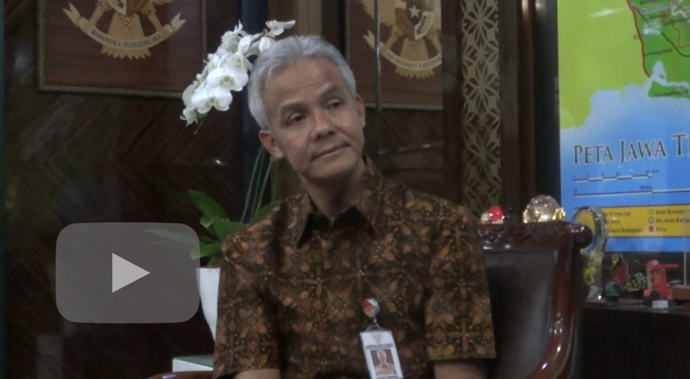 Video: Ganjar Pranowo promises more infrastructure, lower wages - The ...