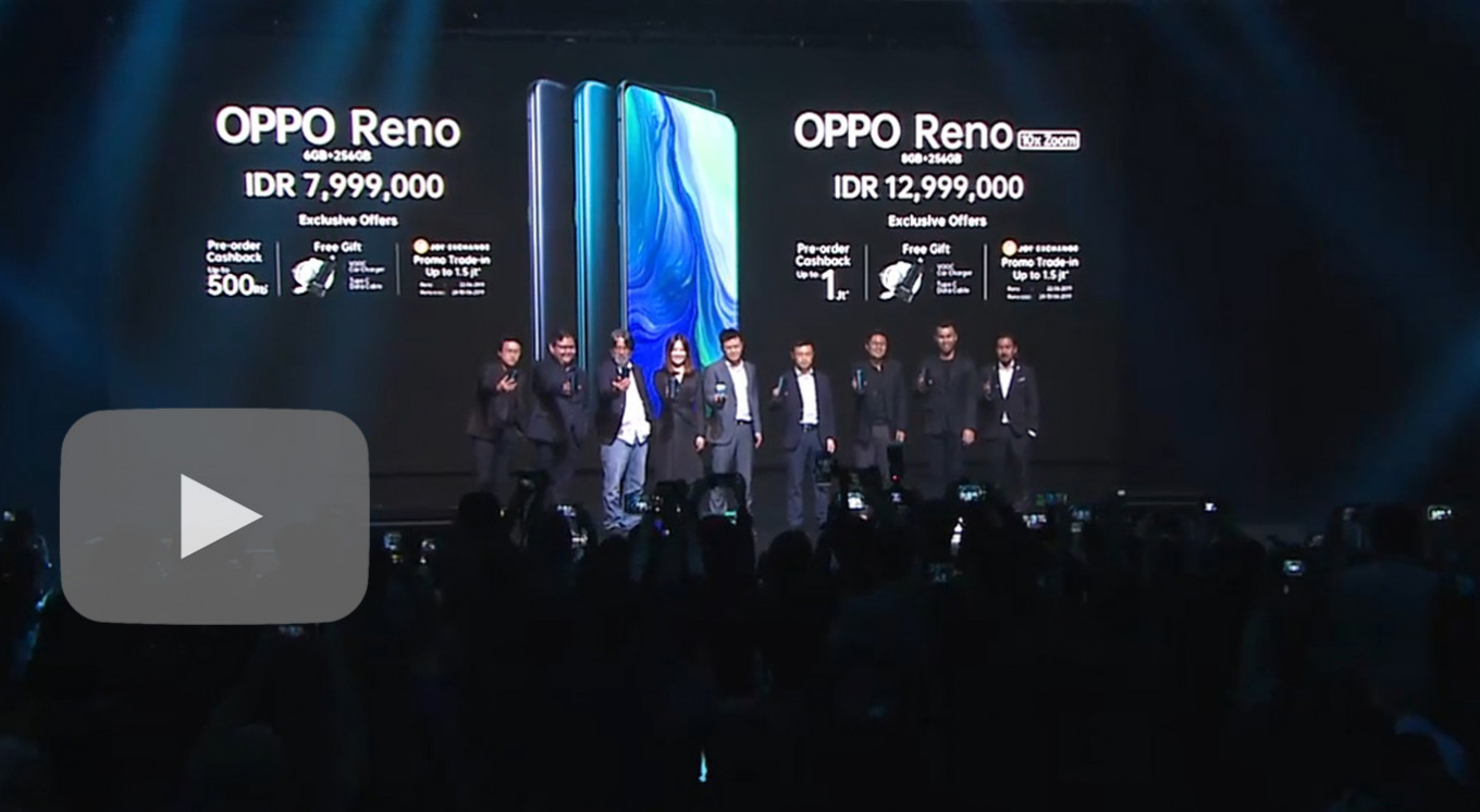 Video: Oppo strengthens presence in high-end market - The Jakarta Post