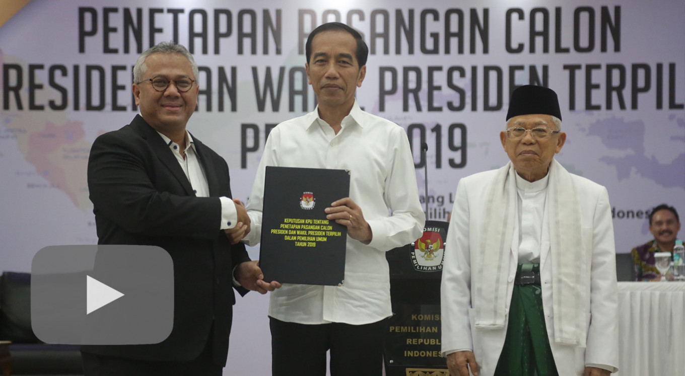 Video: Jokowi asks rivals to work together - The Jakarta Post