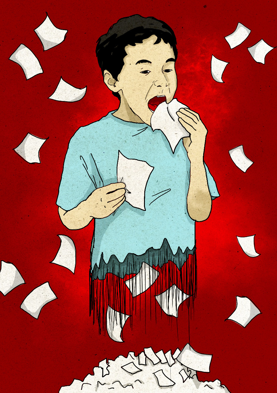 Child protection commission to investigate viral video of paper-eating ...