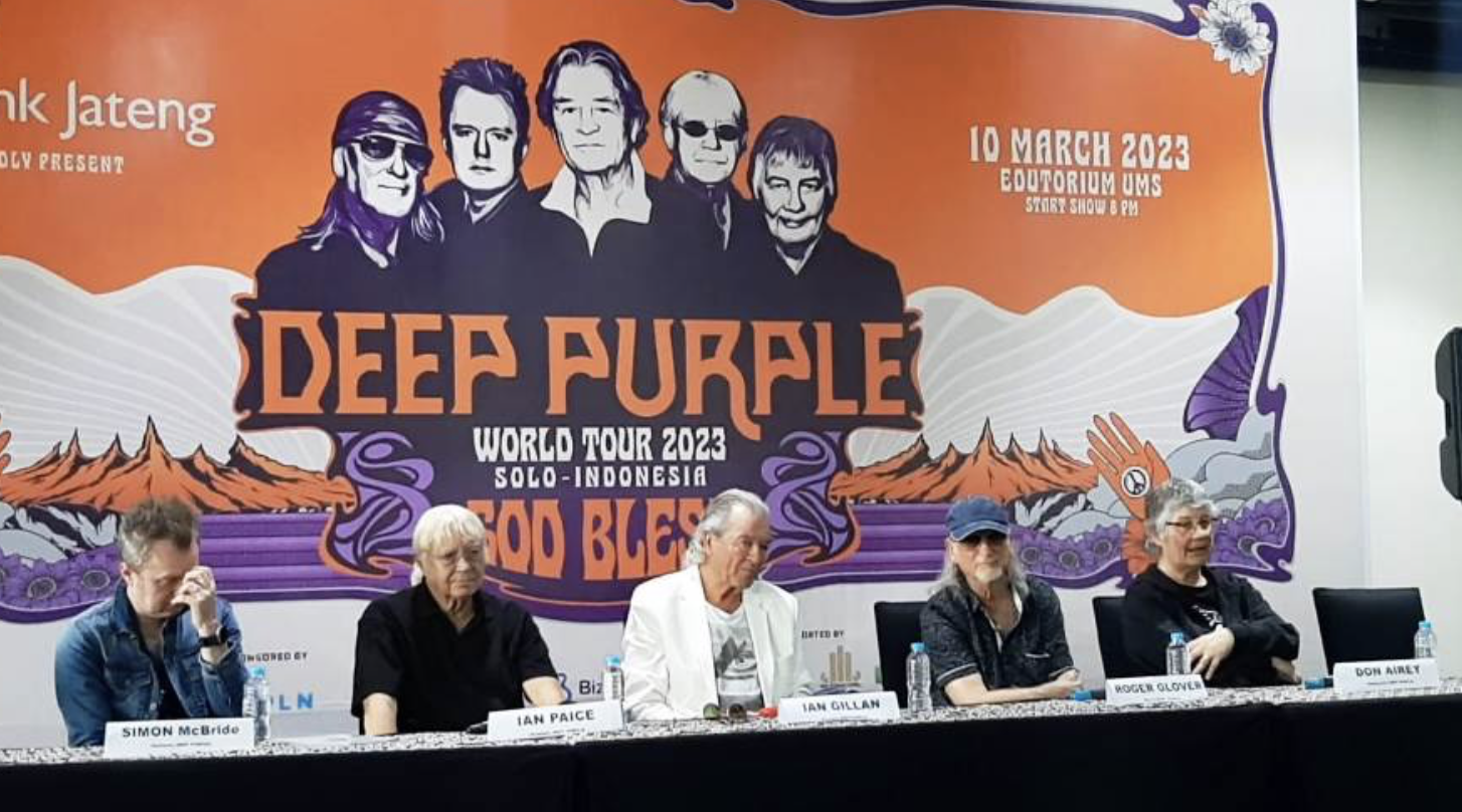 It's good to be back in Indonesia: Deep Purple's Ian Gillan ...