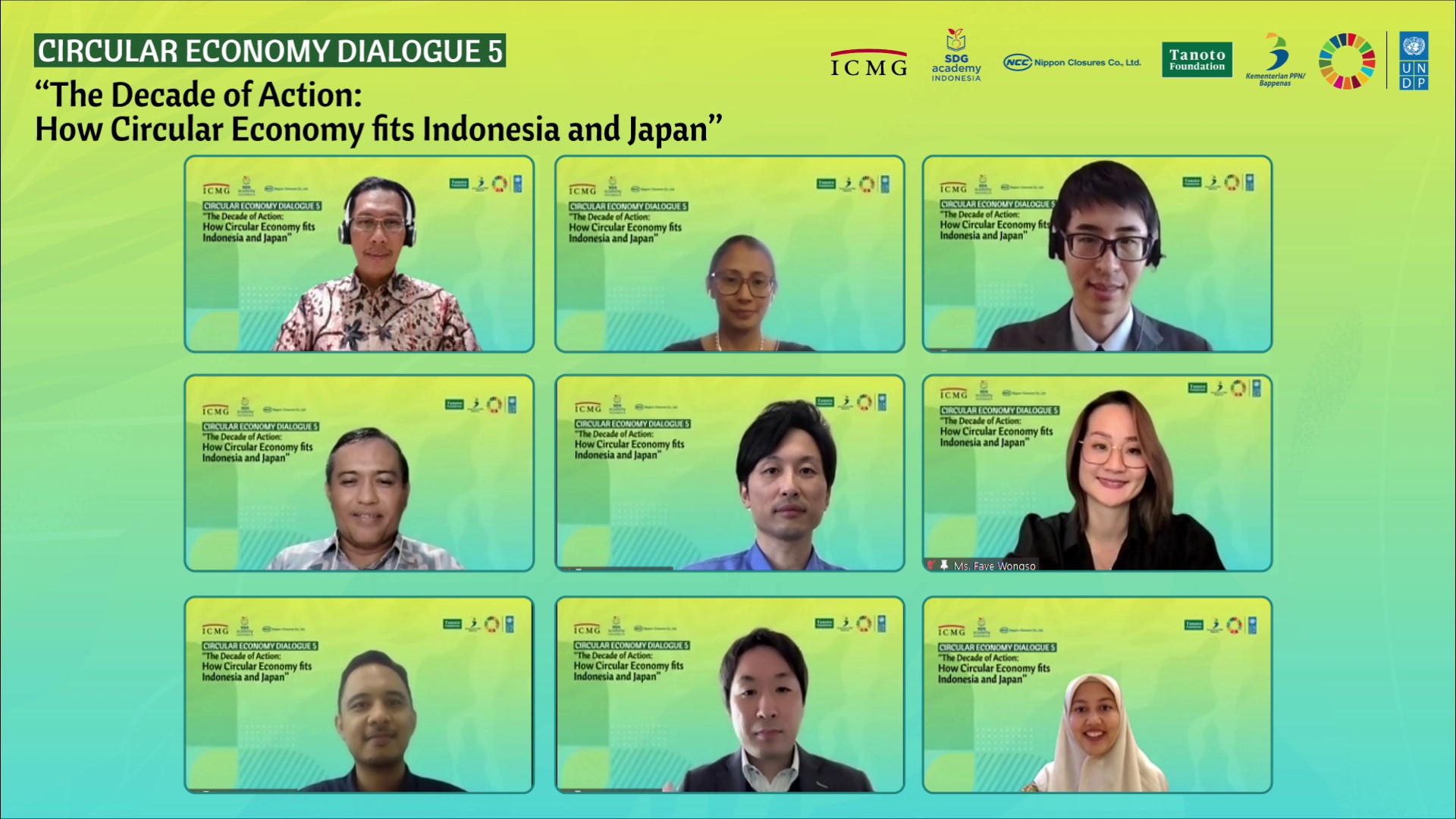 UNDP and SDG Academy Indonesia complete Circular Economy Interchange ...