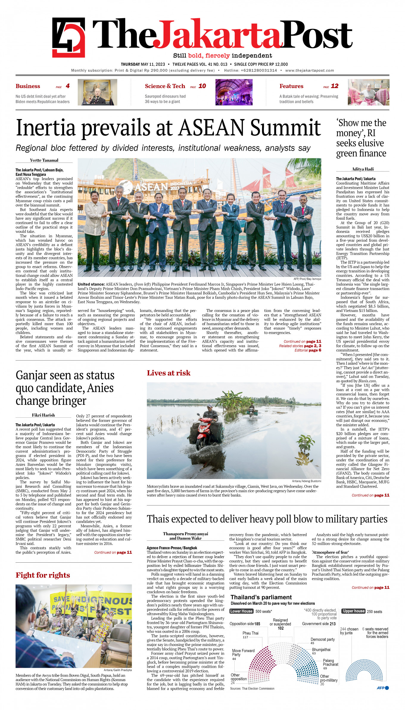 Frontpage - Thu, May 11, 2023 - The Jakarta Post