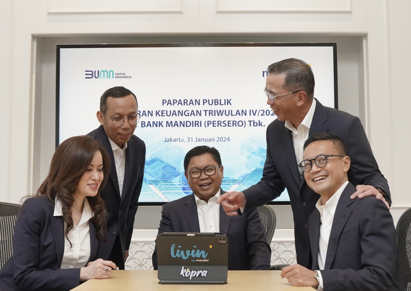 Bank Mandiri achieves net profit of over Rp 55.1 trillion in 2023 fiscal year - Front Row - The ...