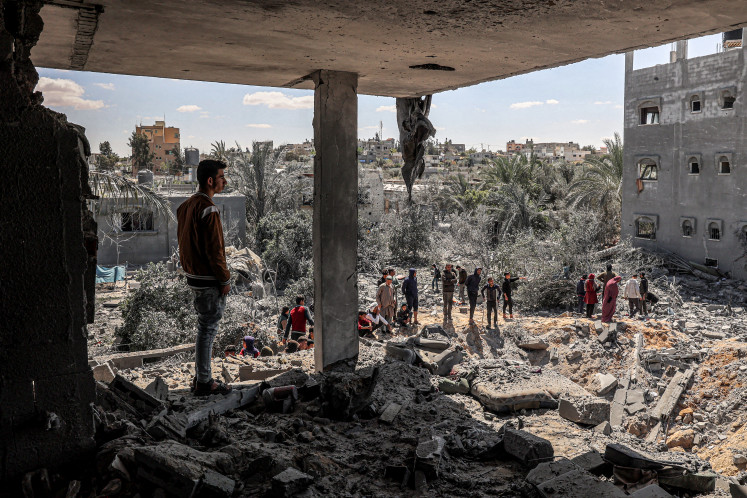 More than 50 people killed in Israeli strikes on Rafah - Middle East ...