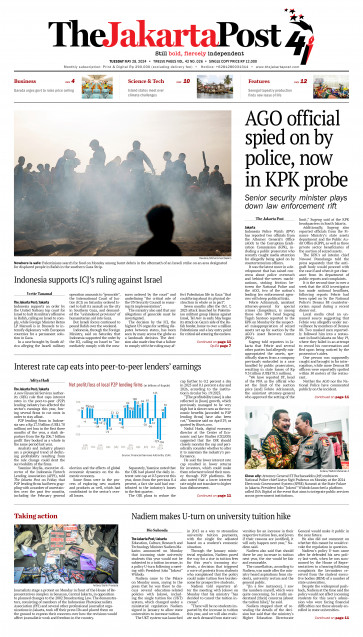 E-Post | The Jakarta Post