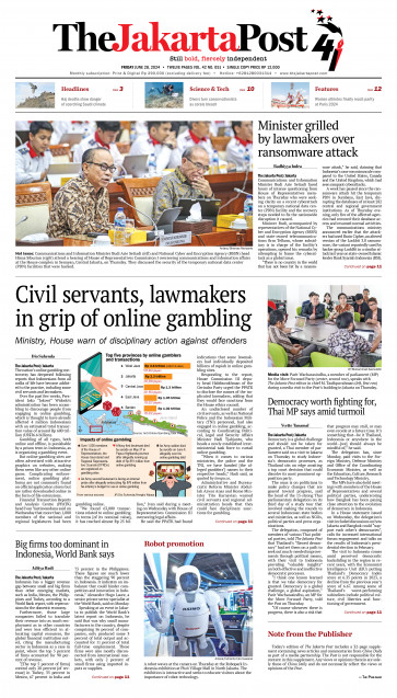 E-Post | The Jakarta Post